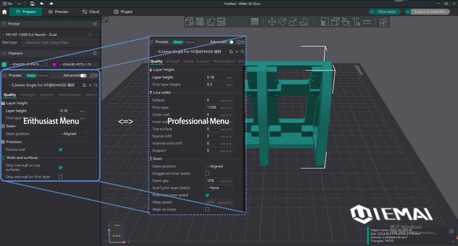 Industrial 3d Printer Slicing Software Iemai3d Slicer 